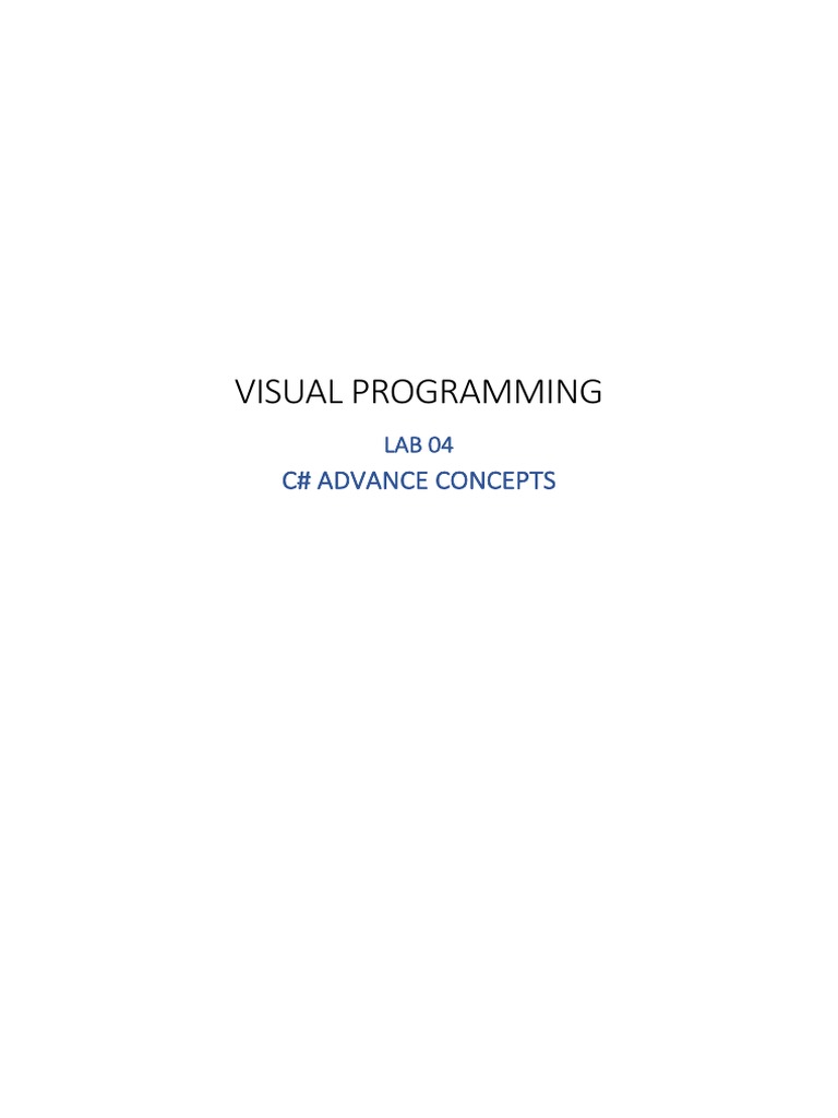 VP LAB 04 13102020 033634pm | PDF | Class (Computer Programming ...