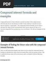 DETAILED LESSON PLAN (Simple Interest) | PDF | Formula | Interest