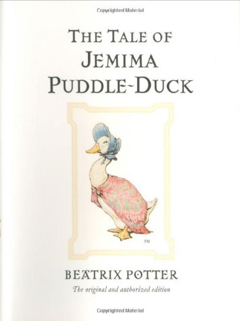 The Tale of Jemima Puddle Duck | PDF
