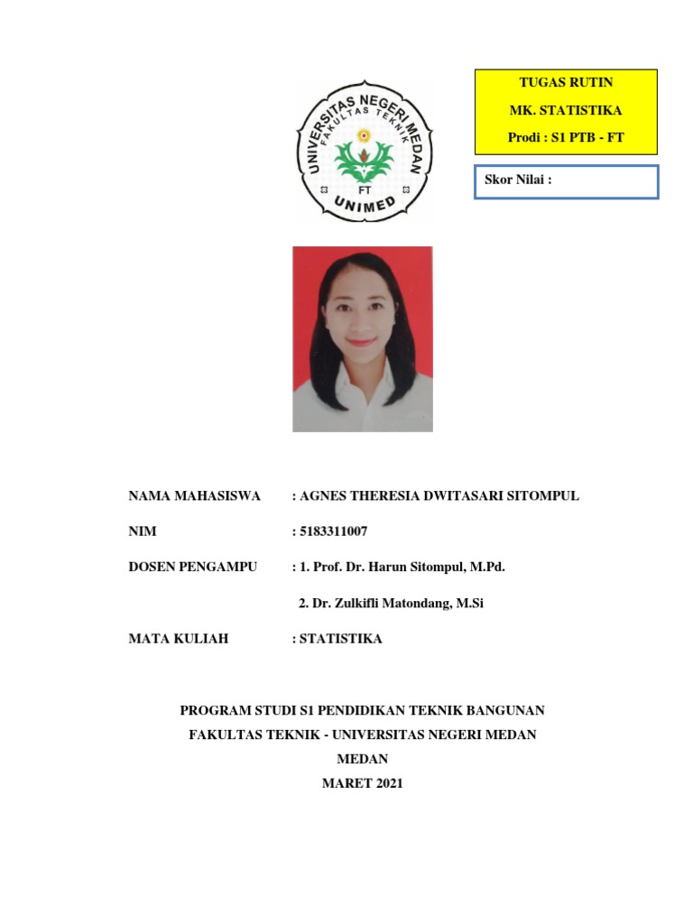 Data Statistika Mahasiswa S1 PTB | PDF