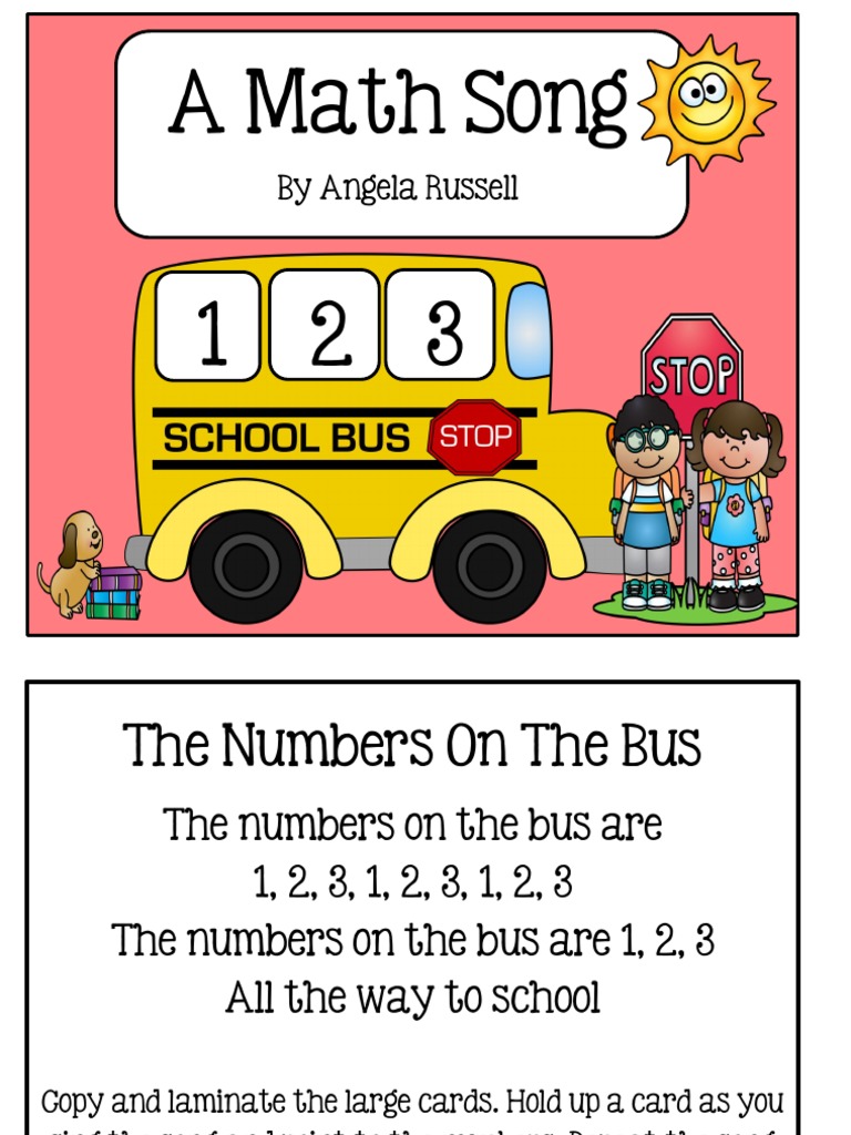 Freebie A Math Song | PDF | Home & Garden | Art
