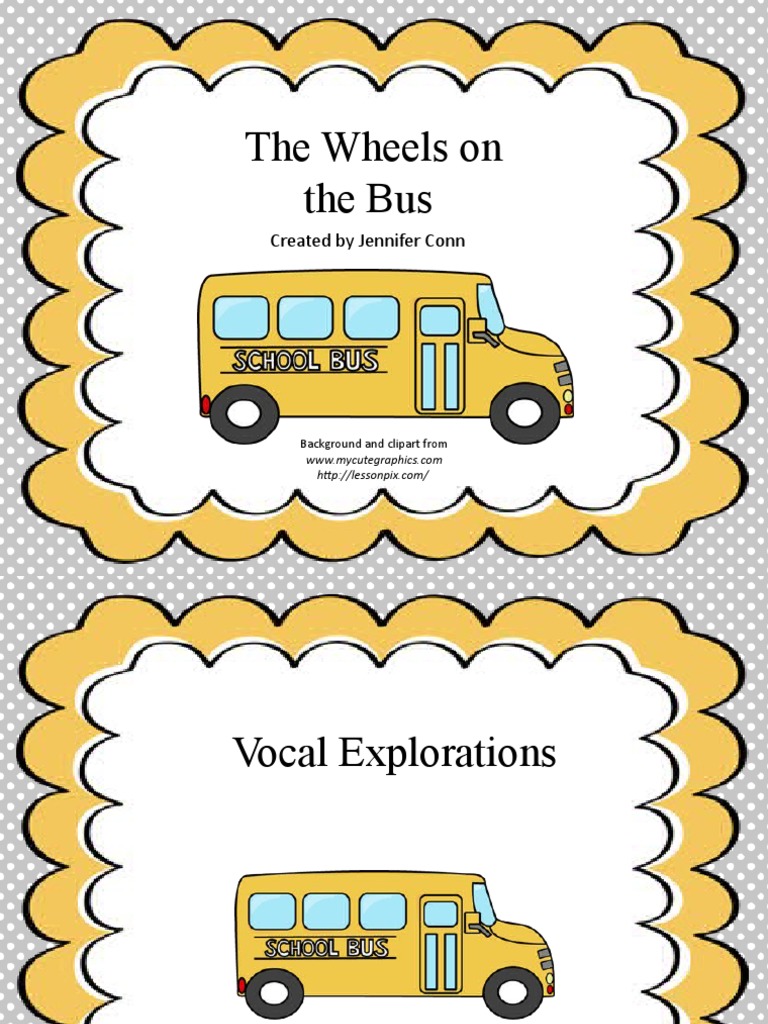 An Educational Document Presenting the Classic Children's Song 'The ...