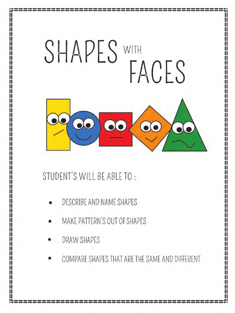 Shape Pattern Activity for Kids | PDF