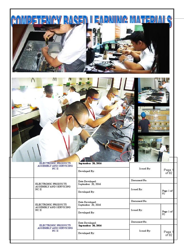 CBLM EPAS Core 2 | PDF | Electronics | Electronic Engineering