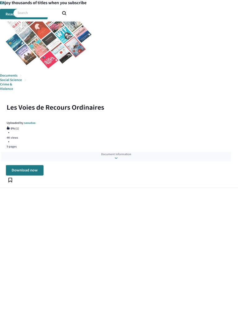 Les Voies de Recours Ordinaires | PDF | Scribd | Books