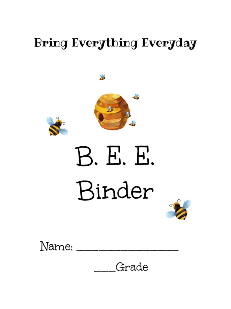 B. E. E. Binder: Bring Everything Everyday | Download Free PDF | Human ...