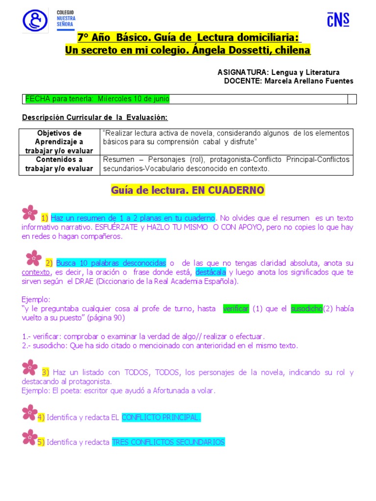 7° Guía de Lectura | PDF