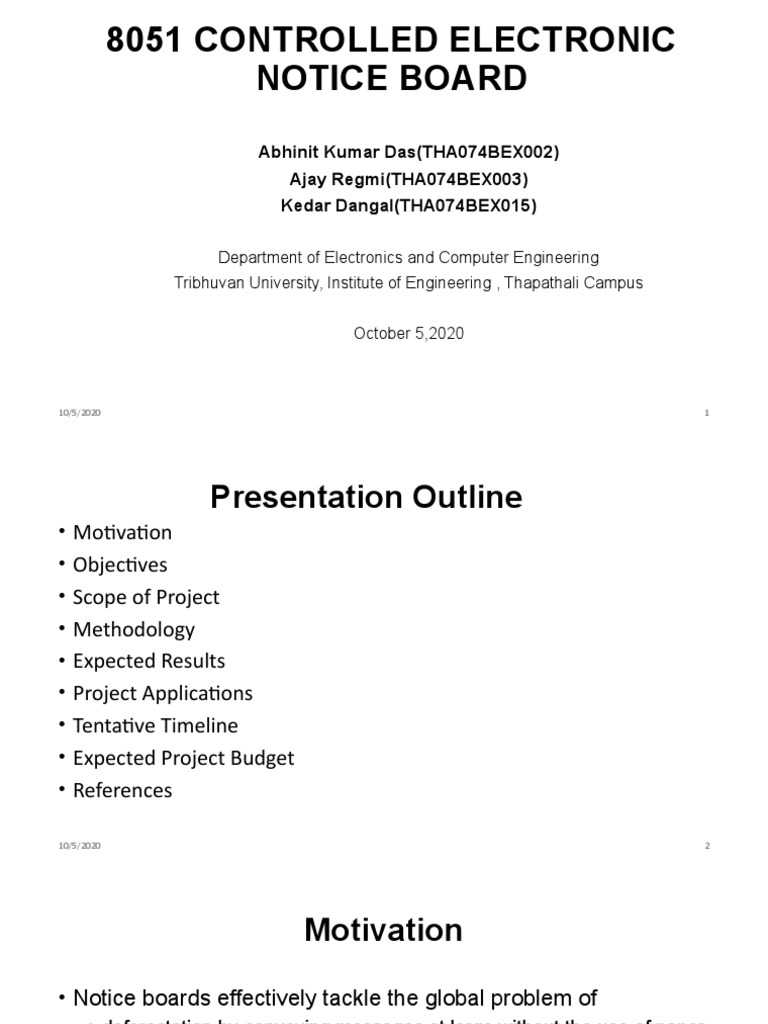 8051 Controlled Electronic Notice Board | PDF | Modem | Information Age