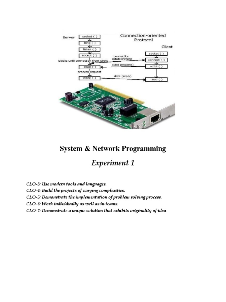 Introduction to Network Programming Lab | PDF | Computer Network | Osi Model