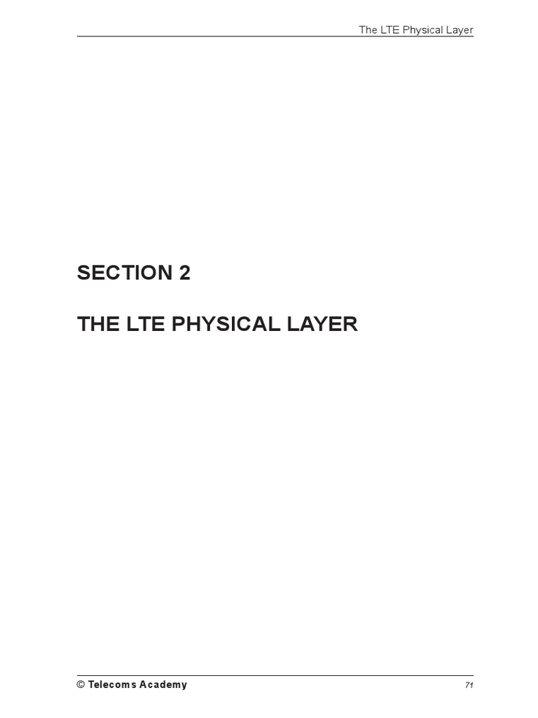 LTE Radio Interface Section 2 | PDF | Orthogonal Frequency Division ...