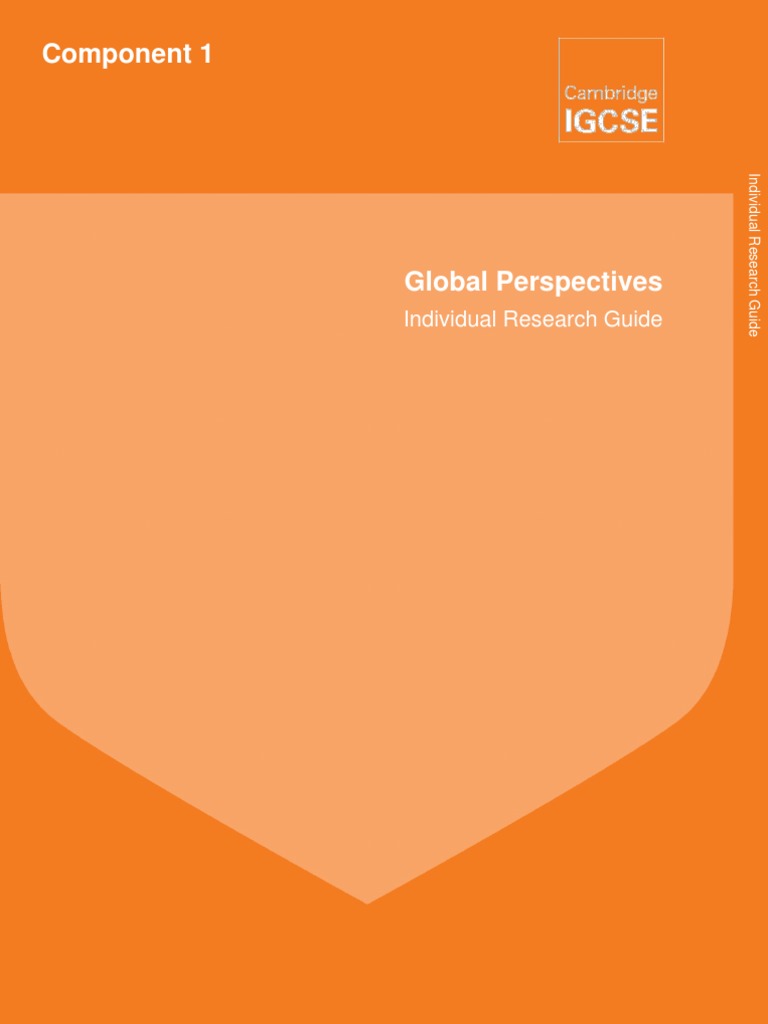 Igcse Global Perspectives Individual Research Guide | PDF | Educational ...