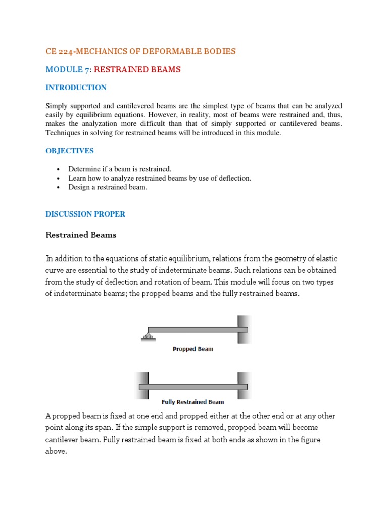 PDF 7 Mechanics of DB | PDF | Beam (Structure) | Mechanics