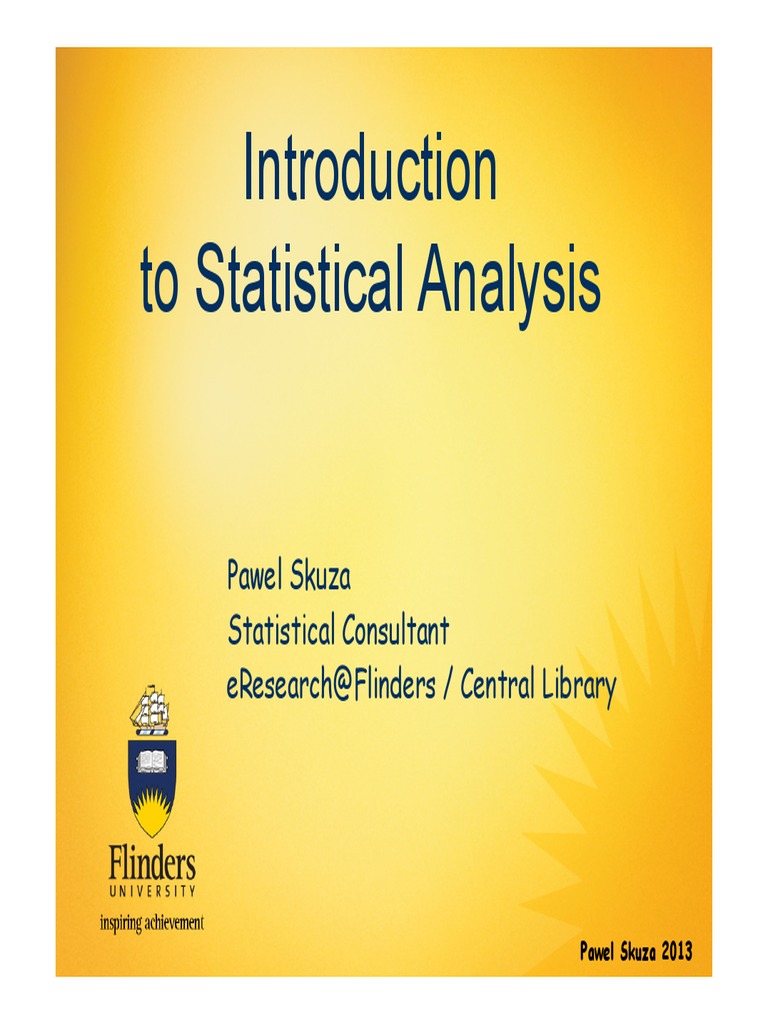 STATS Introduction Statistical Analysis | PDF | Type I And Type Ii ...