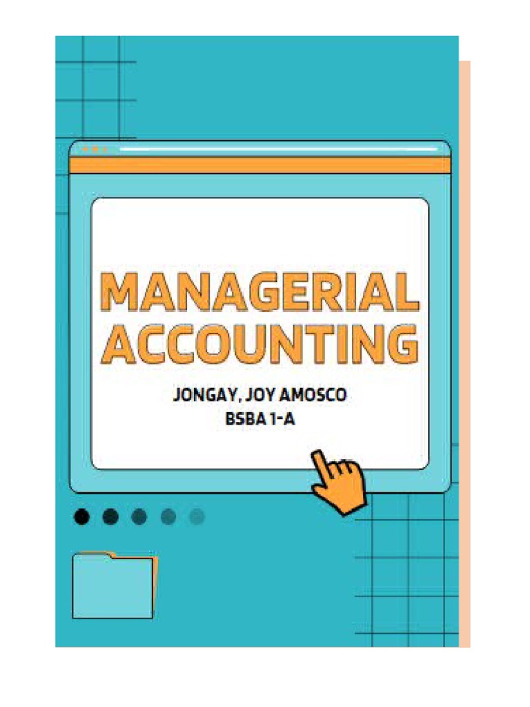 Managerial Accounting JONGAY (AutoRecovered) | PDF | Cost Of Goods Sold | Net Income