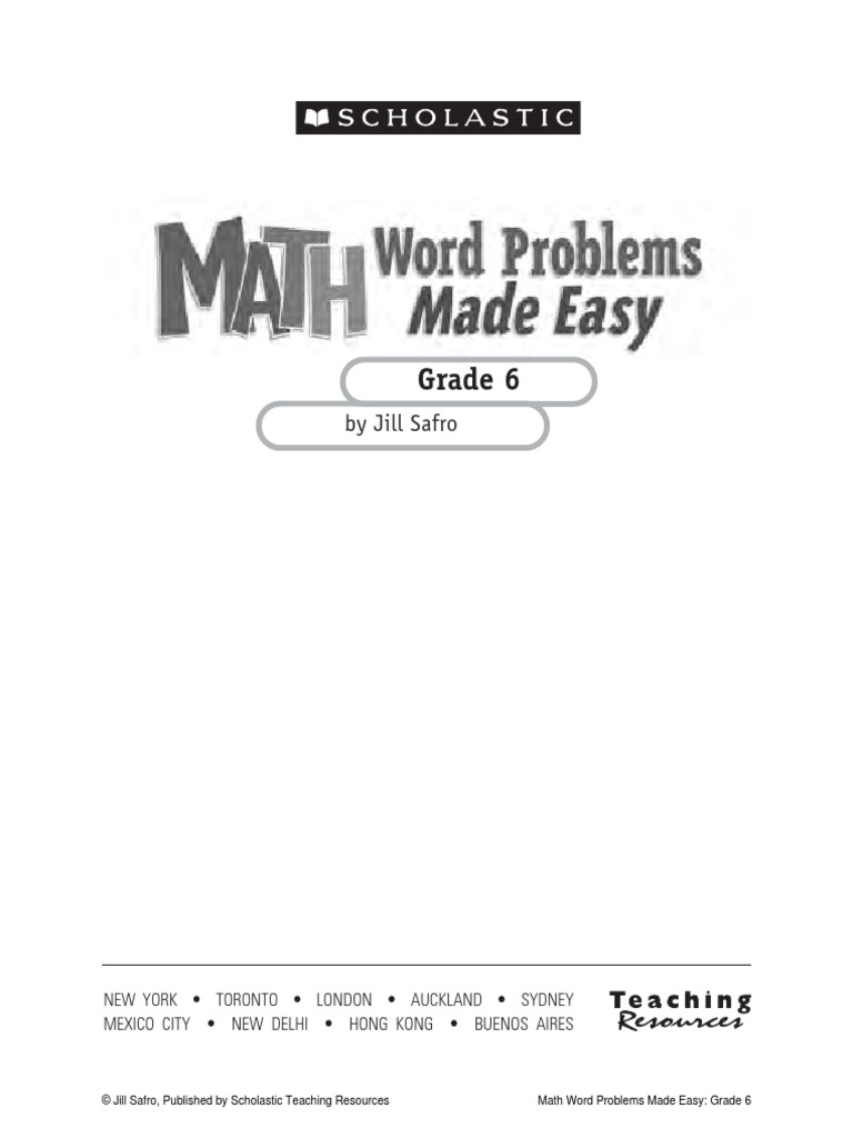 Grade 6: by Jill Safro | PDF | National Council Of Teachers Of ...