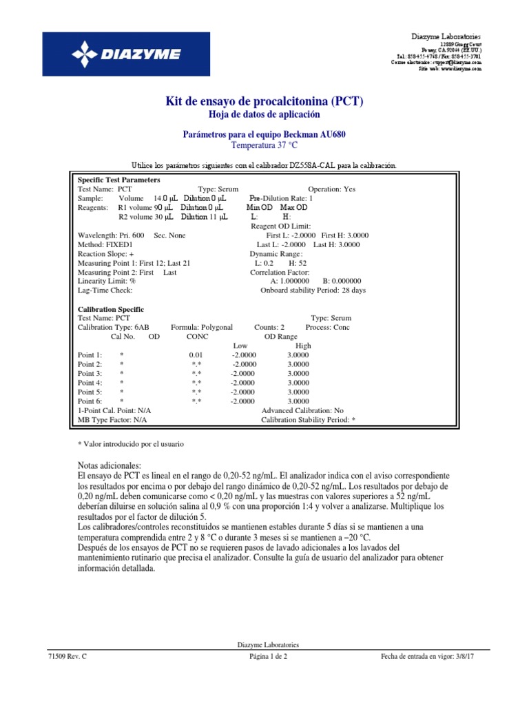 PCT AU680 Parameters - ES | PDF | Naturaleza