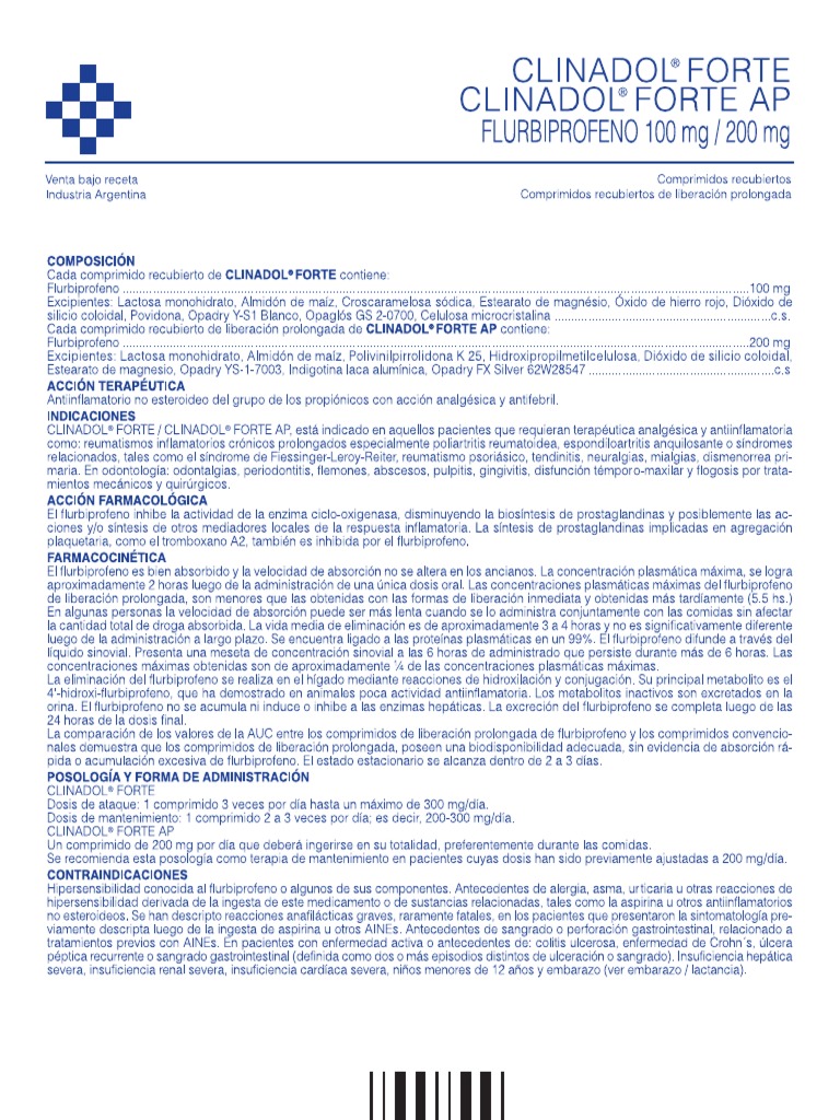 g00074901 02 Clinadol Forte | PDF