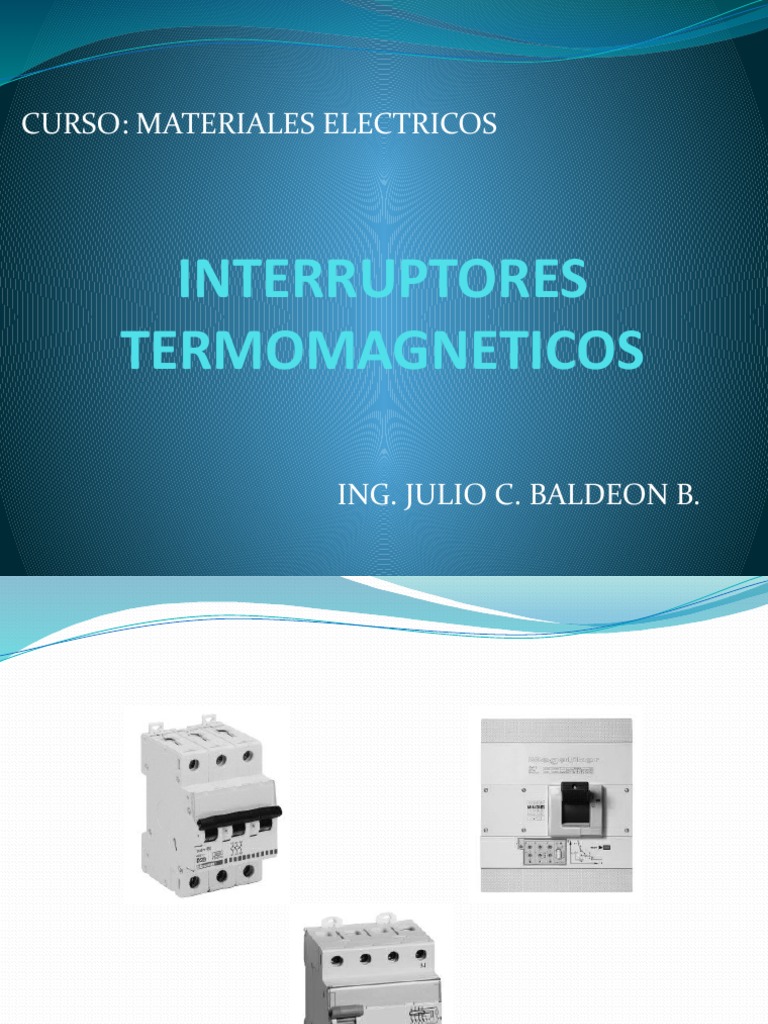 Símbolo de Interruptor Termomagnético | PDF | Cableado eléctrico ...