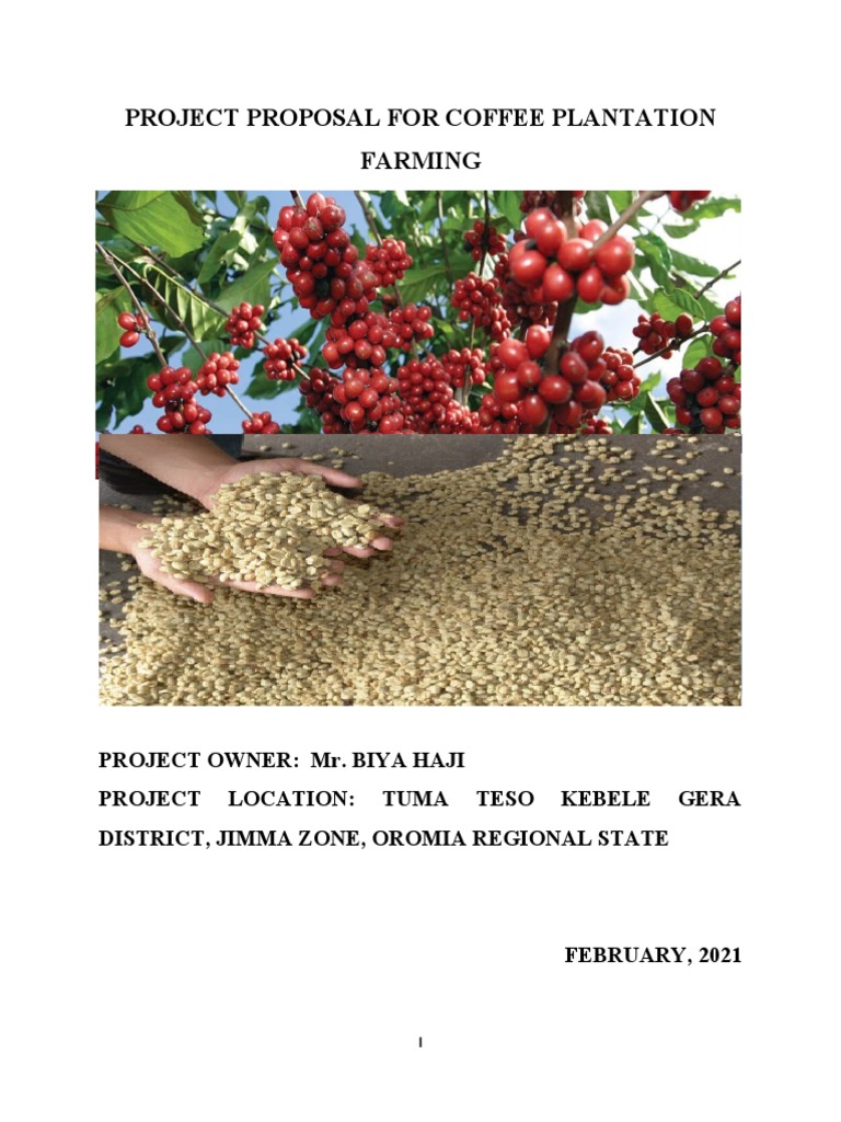 Project Proposal For WCP | PDF | Coffee | Agriculture