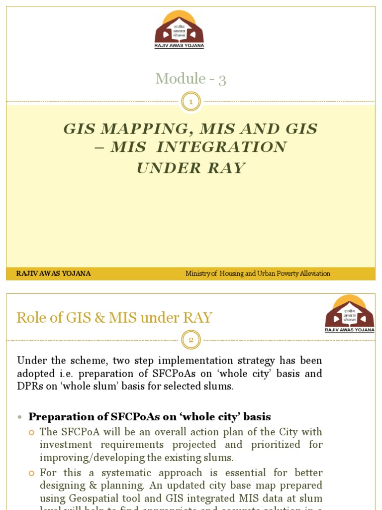 Module - 3: Gis Mapping, Mis and Gis - Mis Integration Under Ray | PDF ...