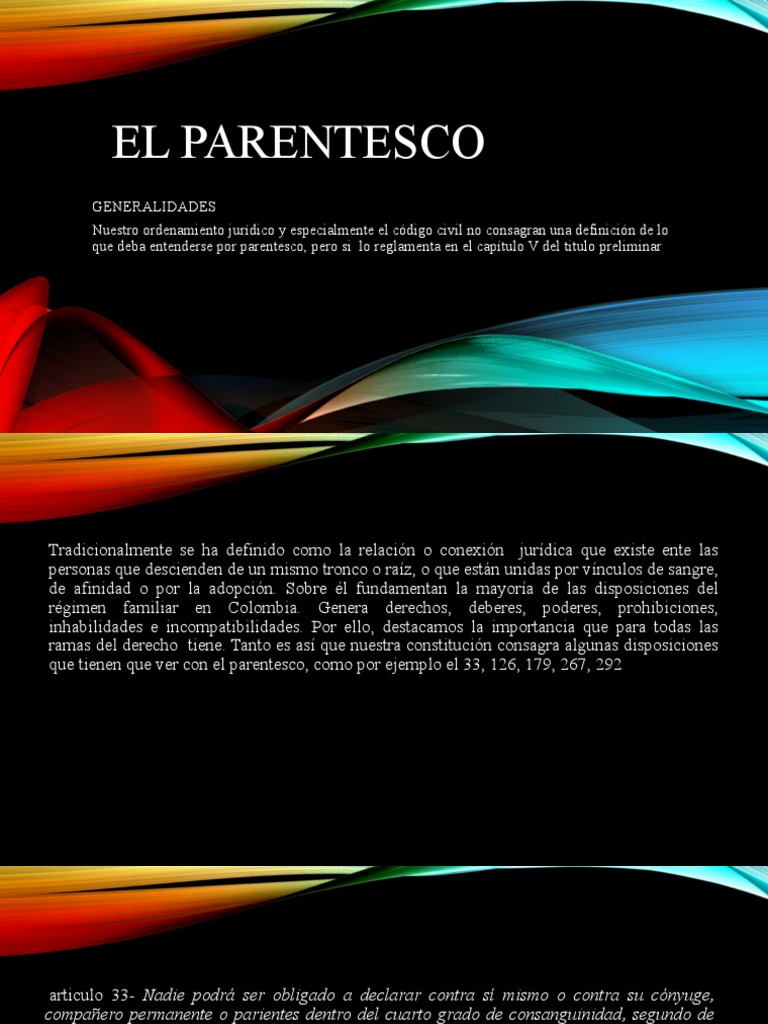 El Parentesco | Descargar gratis PDF | Parentesco | Adopción