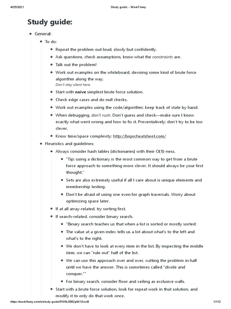 Study Guide 1 | Download Free PDF | Teaching Mathematics | Applied ...