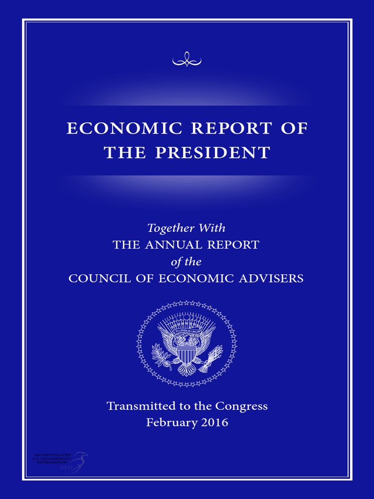 Economic Report of the President 2016 | PDF | Phillips Curve | Economic ...
