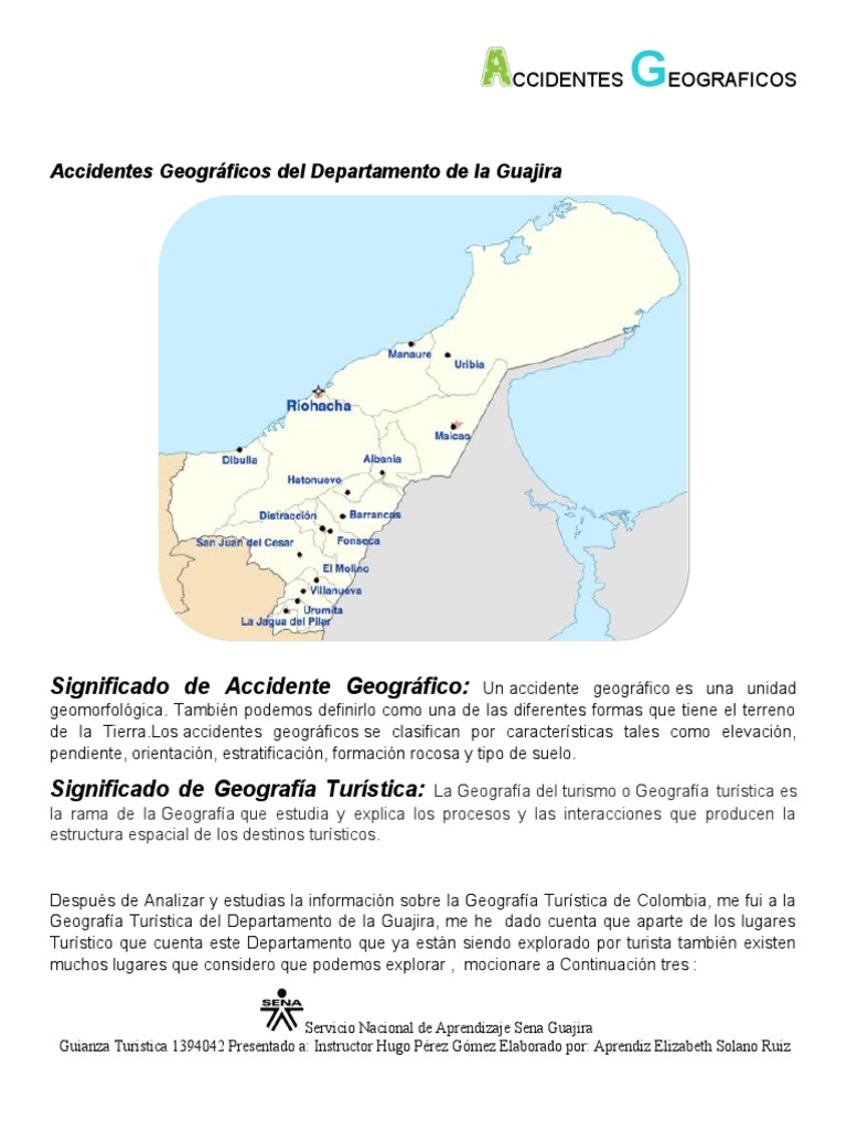 Accidentes Geograficos | PDF | Turismo | Geografía