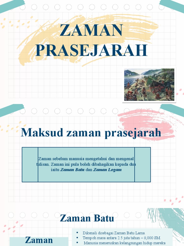 Zaman Prasejarah | PDF