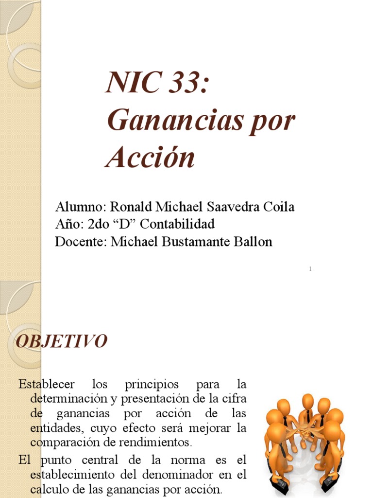 Ganancias por Acción según NIC 33 | PDF | Compartir (Finanzas) | Opción ...