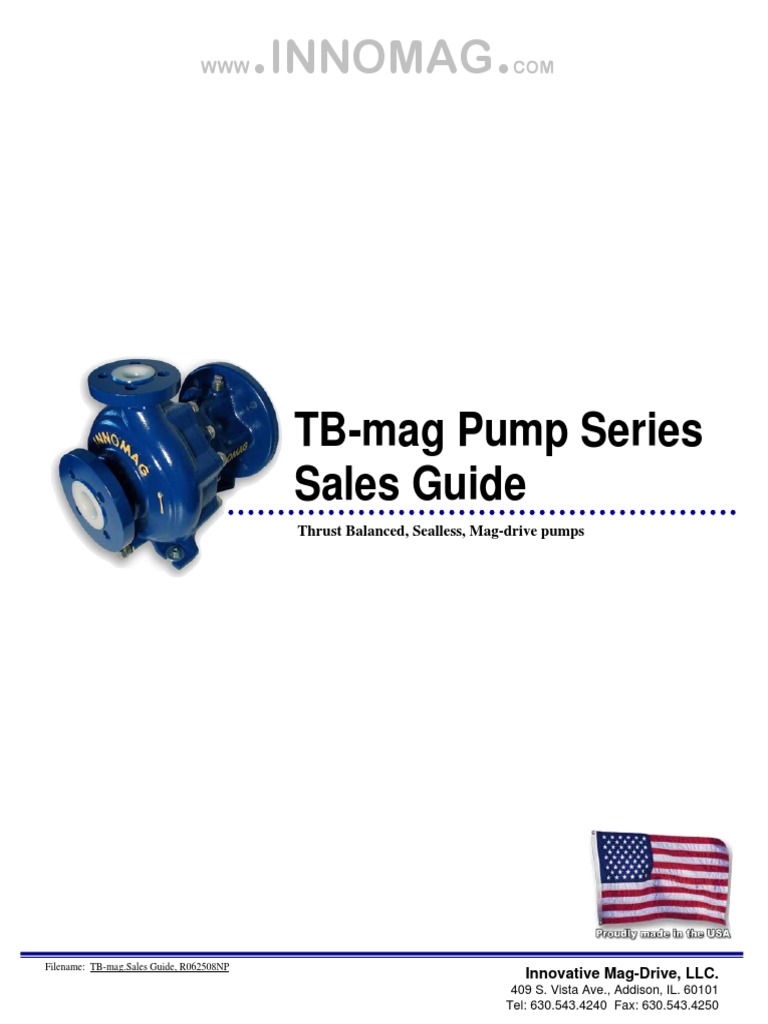Bombas de Acople Magnético Innomag Presentación 1 | PDF | Pump ...