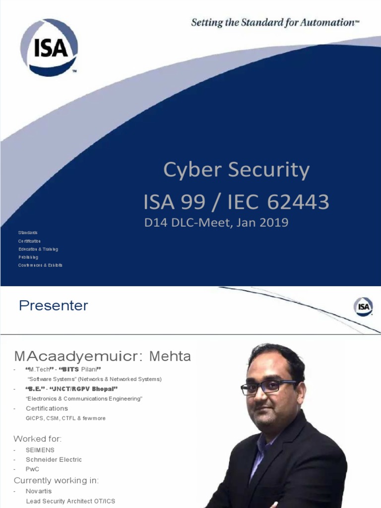 Cyber Security ISA 99 / IEC 62443 | PDF | Security | Computing