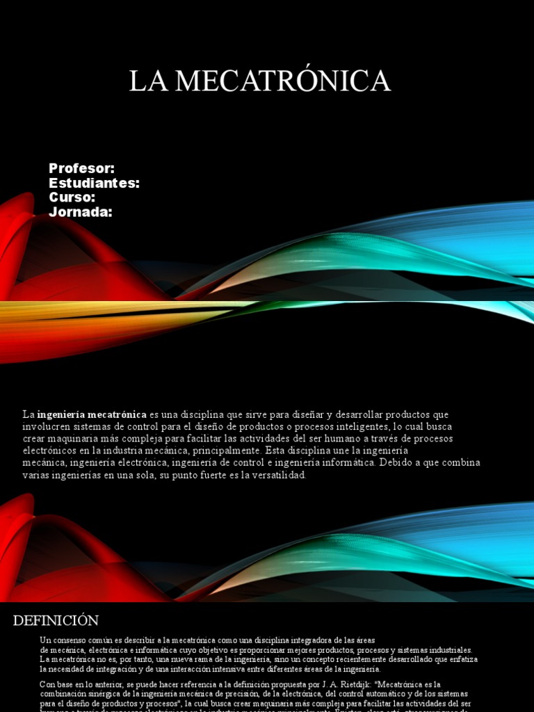 Mecnica | PDF | Mecatrónica | Ingeniería