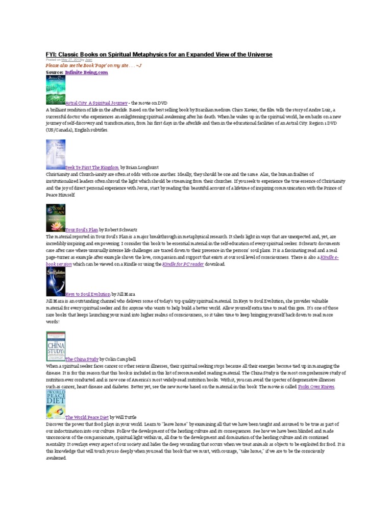 Spiritual Books | PDF | Soul | New Age