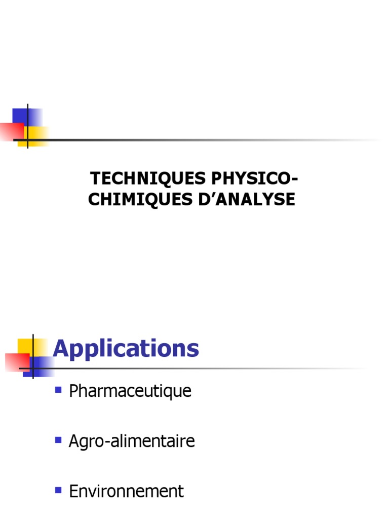 Techniques Physico-Chimiques D'Analyse | PDF | Chromatographie | Électrochimie