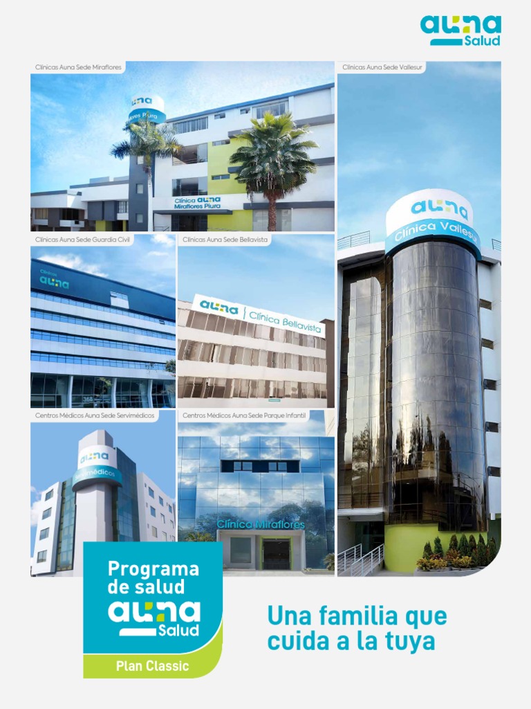 Brochure Auna Salud Classic | Descargar gratis PDF | Hospital | Medicina