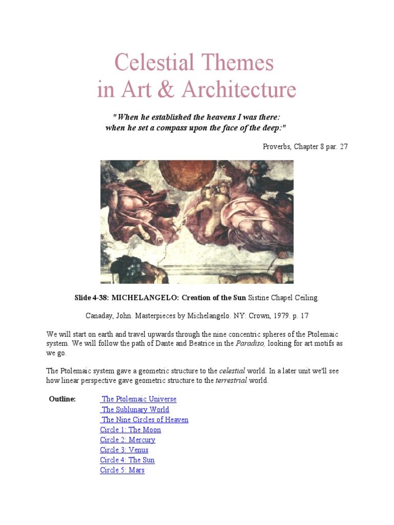 Celestial Themes | PDF | Divine Comedy | Dante Alighieri