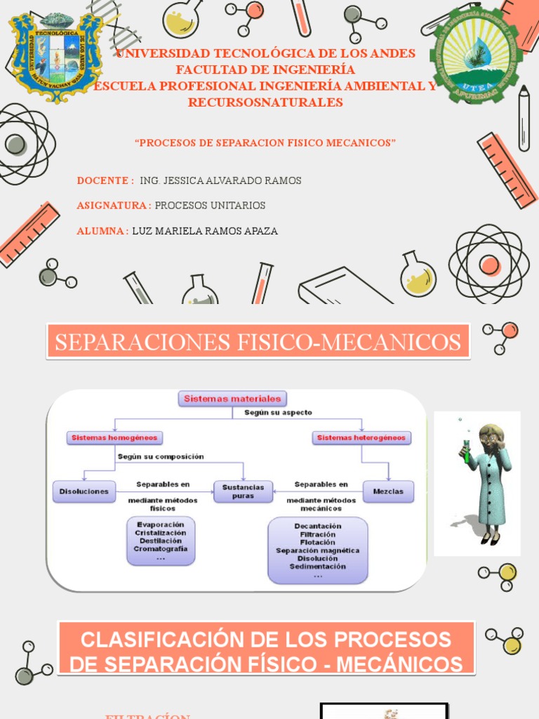 Procesos Fisico Mecanicos | PDF | Mezcla | Filtración