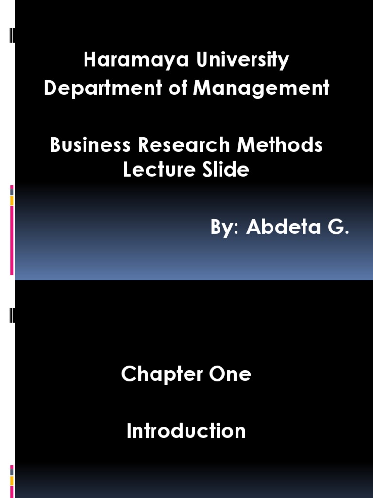 BRM PPT, 2021 | PDF | Methodology | Scientific Method