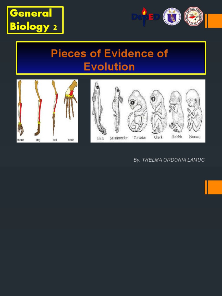 8-Pieces of Evidence of Evolution | PDF | Biochemistry | Chemistry