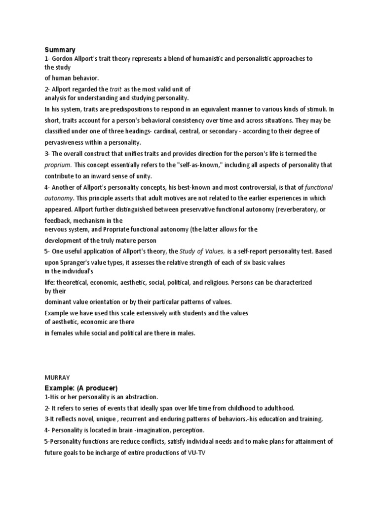 Proprium. This Concept Essentially Refers To The "Self-As-Known ...