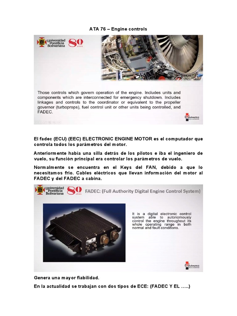 ATA 76 - Engine Controls | PDF | Bienes manufacturados | Energía y recursos
