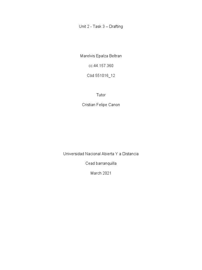 Unit 2 - Task 3 - Drafting | PDF | Essays | Medical Cannabis