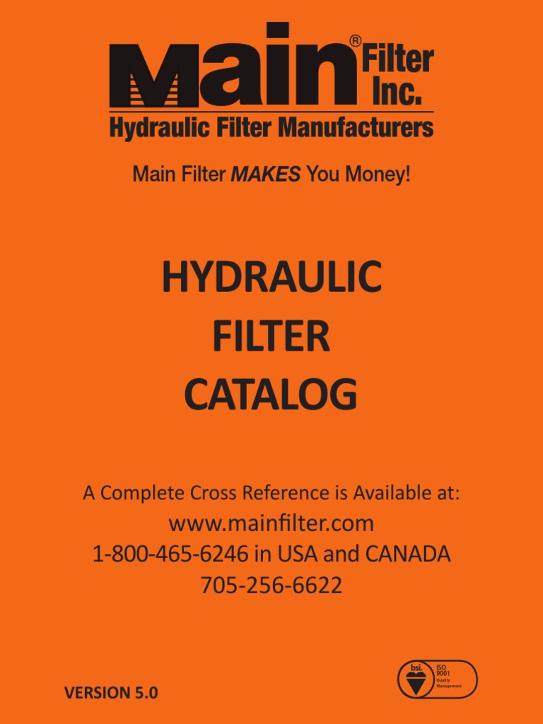 Catalogue Main Filters | PDF | Separation Processes | Unit Operations