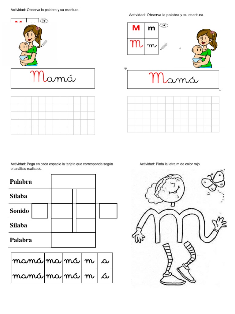 Letra M | PDF | Lingüística | Ortografía