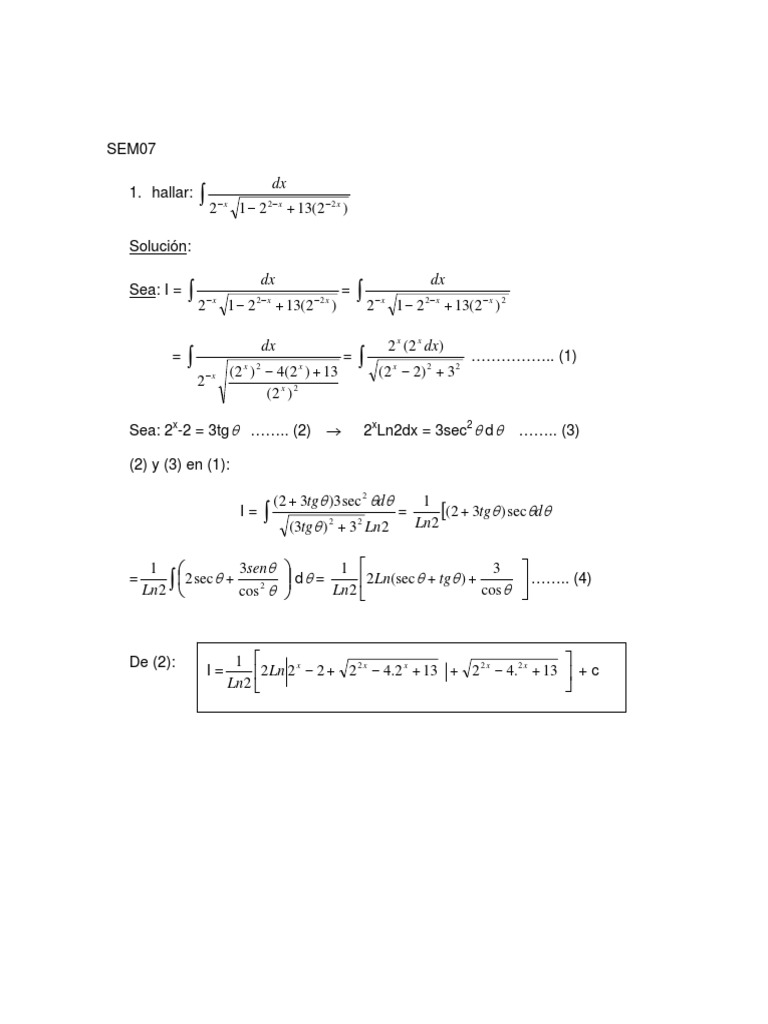 Calculo Integral Sem 07 V 01 | PDF