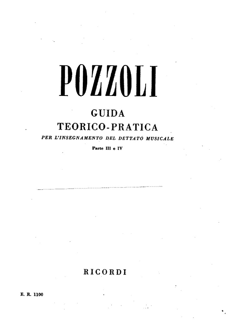 Metodo Pozzoli-1 | PDF