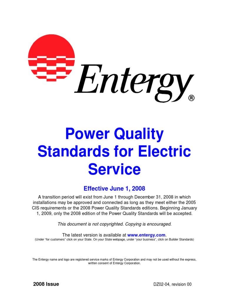 Power Quality Standards | PDF | Electromagnetic Interference | Ac Power