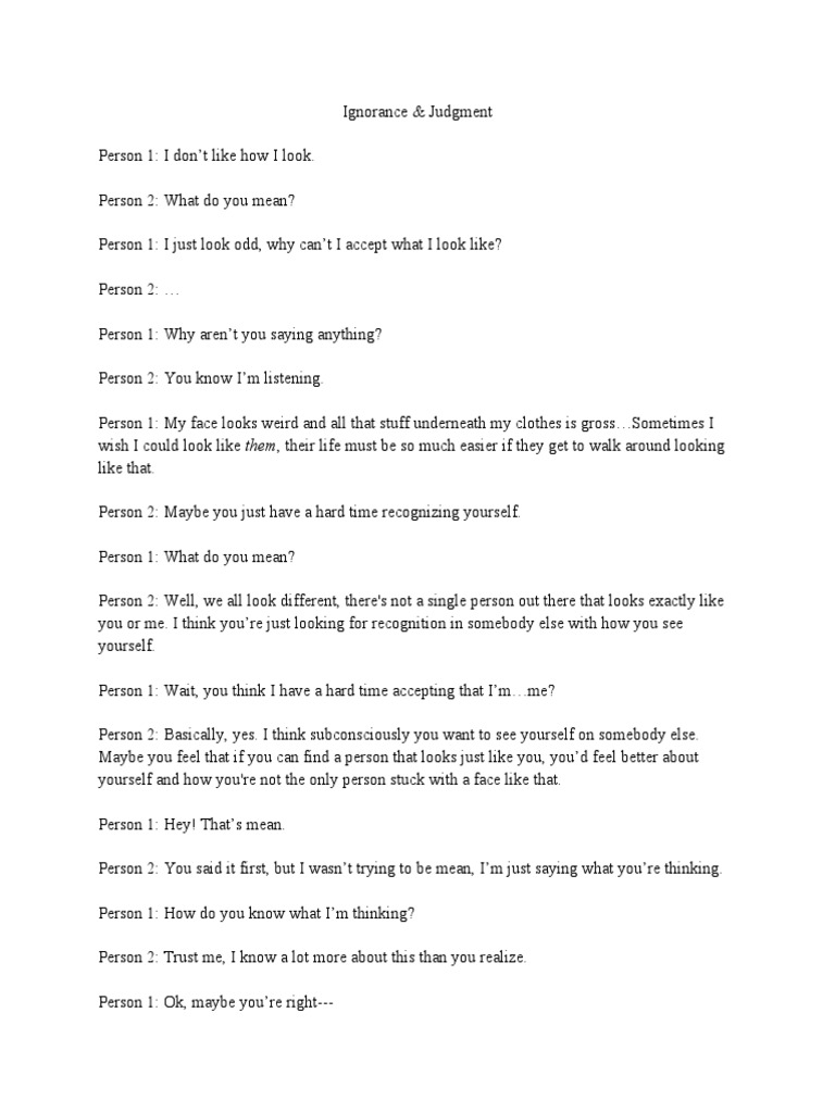 Dialogue Senior Project-2 | PDF