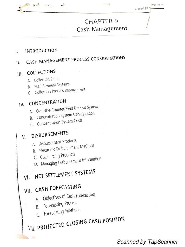 Cash Management | PDF